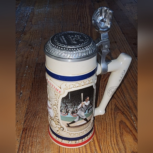 Dining | Babe Ruth 1993 The Called Shot Bradford Museum Beer Stein Mug ...
